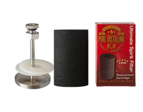 Pure Distilling Spindle Filter Holder | Emerald Home Brew Supplies