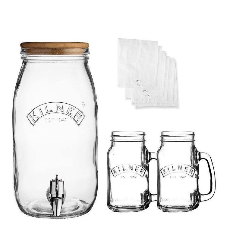 Kombucha Drinks Making Set 3lt - Kilner | Emerald Home Brew Supplies
